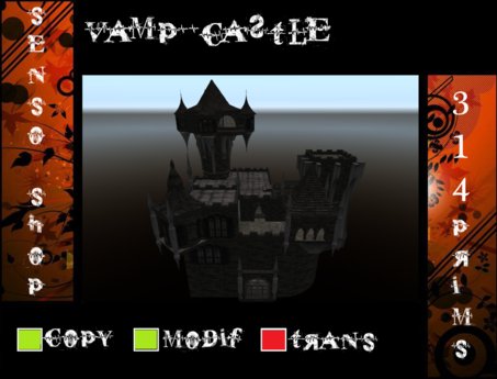 Second Life Marketplace - :.:.:.PROMO VAMP CASTLE.:.:.: